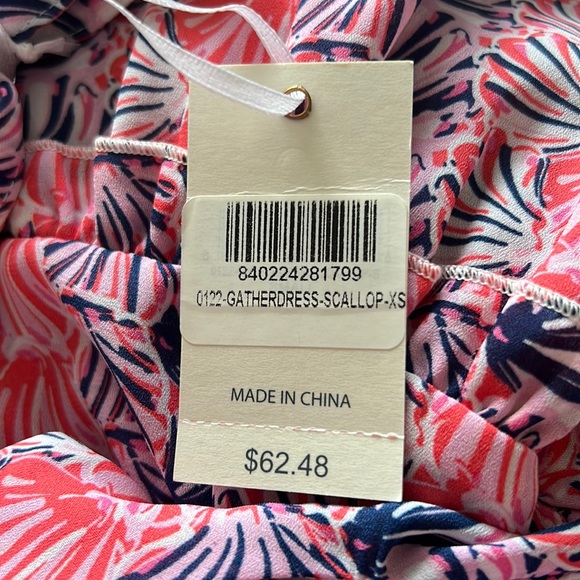 Simply Southern | Dresses | Tropical Shell Scallop Gathered Tiered ...